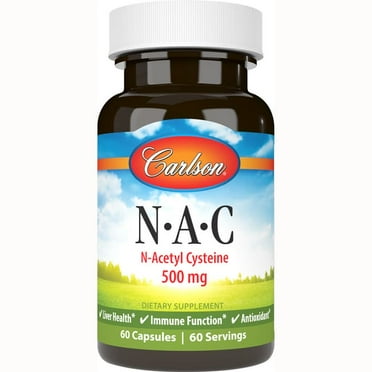 Bluebonnet NAC 500 Mg Dietary Supplement, Supports Cellular & Immune ...