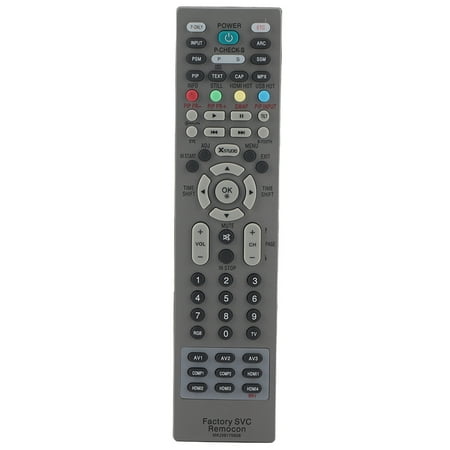 Remote Control, ABS Grey HD Smart TV HD TV Remote Control, Replacement ...