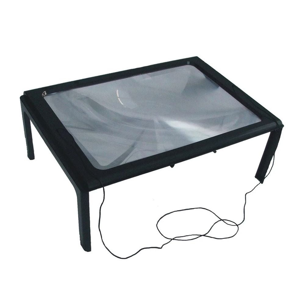 New with 4 LED Light For Reading Repair Professional Tabletop ...