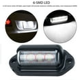 2Pcs Waterproof 6 Led 12V License Plate Light Car Boat Truck Trailer Step Lamp - Walmart.com