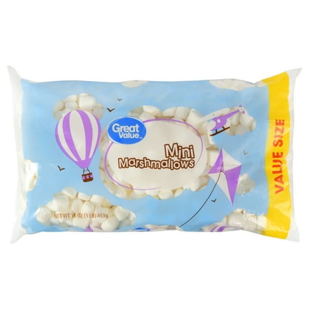 Great Value Mini Marshmallows, Value Size, 16 oz - Walmart.com
