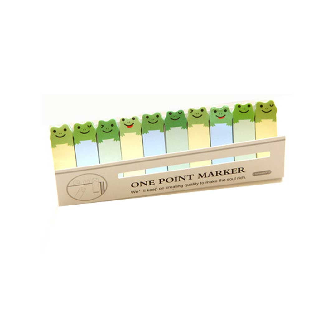 Worallymy Convenience Sticker Animal Bookmark Tab Note Memo Marker ...
