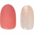 Cala POSH DREAMS - SHORT OVAL DARK PINK/GLITTER - 24 PC NAIL KIT ...