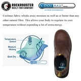 Rockrooster Lumen Chelsea 6" Men's Boots, Soft Toe Rubber Outsole Slip ...