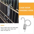 BESTYASH 20Pcs Durable Cage Door Spring Hook for Multiple Pet Cages ...