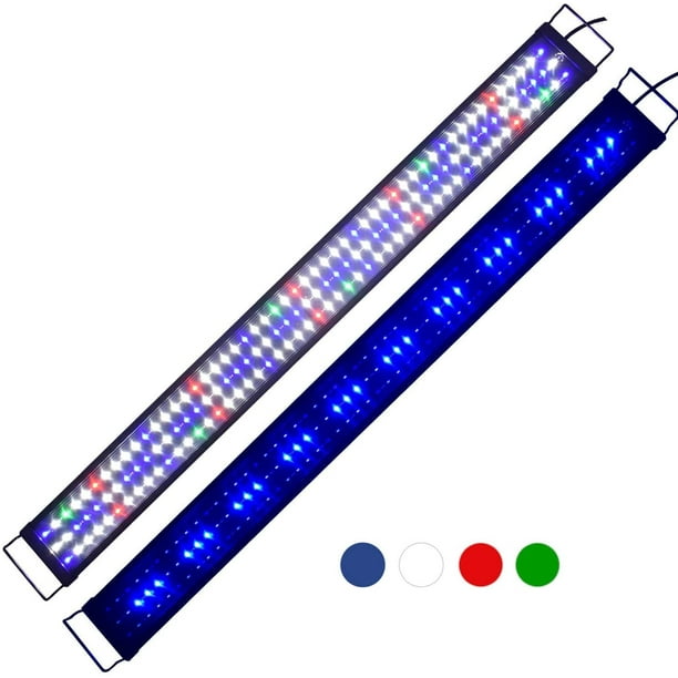 48inch Full Spectrum Aquarium Hood Lighting 153 LEDs 48-52inch Fish ...