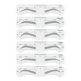 Eyebrow Stencil With Strap 6 Styles Arched Eyebrow Stencil Eyebrow ...