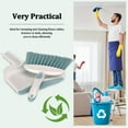 Zthluyc Dust Pan and Brush Set, Small Broom and Dustpan Set, Mini Broom ...