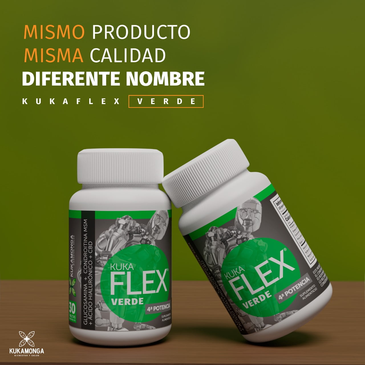 Kuka Flex Verde (30 Tabletas) - Kukamonga kukamonga kukalfex verde ...
