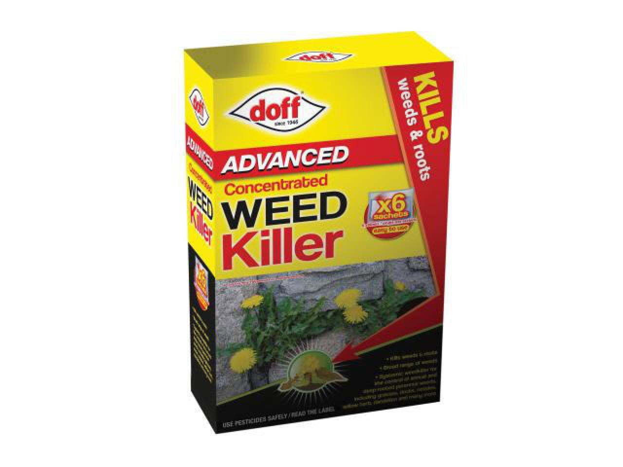 DOFF - Advanced Concentrated Weedkiller 6 Sachet - Walmart.com