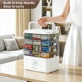5-layer medicine cabinet storage box with handle, super large medicine ...