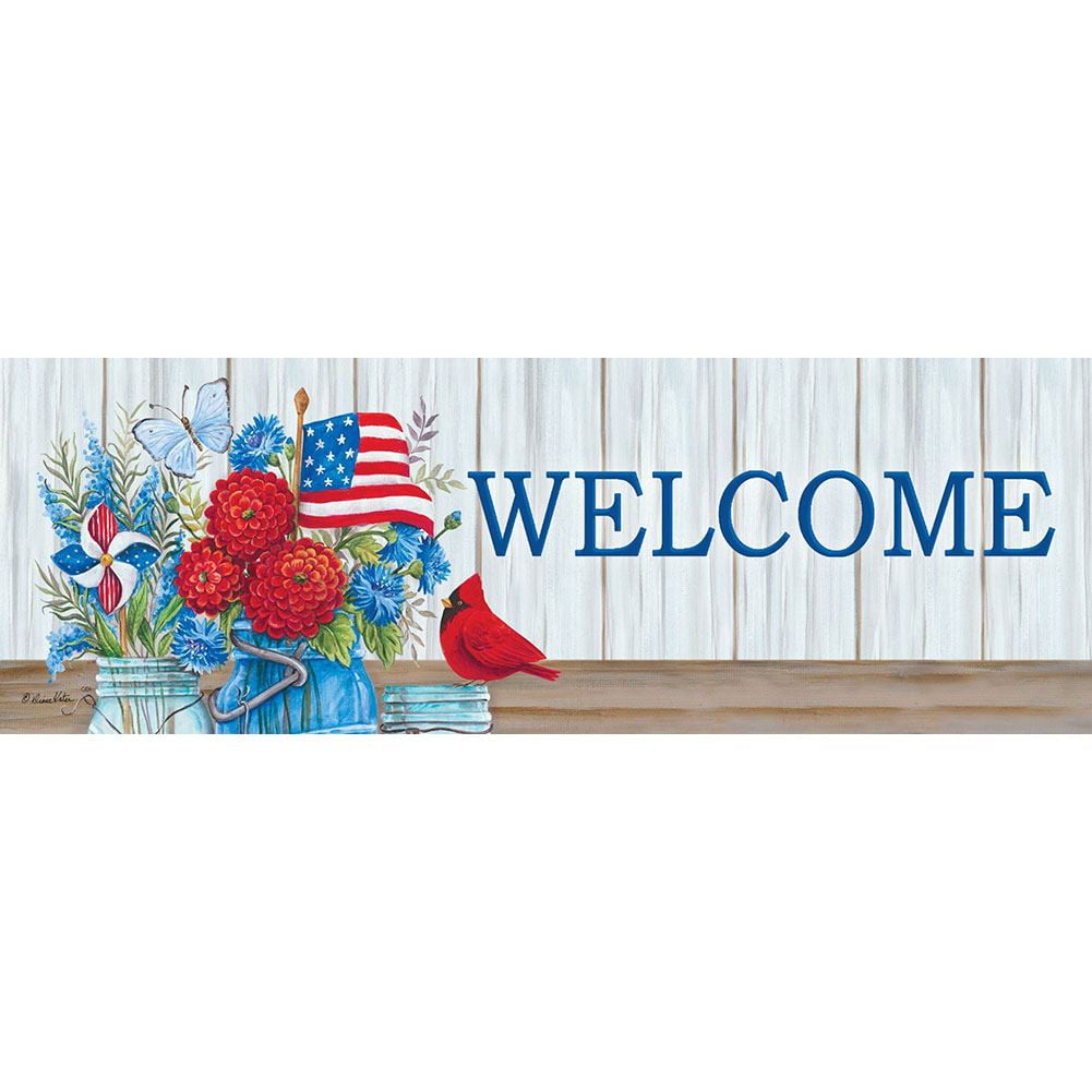 Custom Decor Signature Sign - Patriotic Still Life - Walmart.com