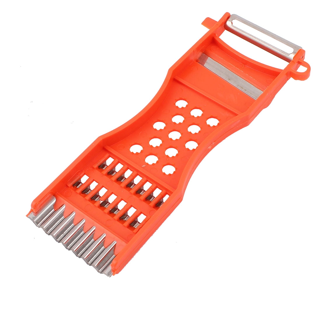 Kitchen 3 Way Fruit Vegetable Potato Carrot Slicer Peeler Cutter Orange ...