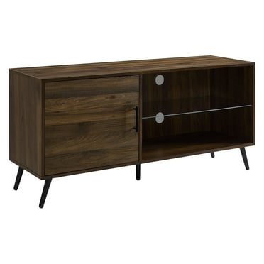 Walker Edison Black Wood TV Stand for TVs Up to 58" - Walmart.com