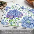 CounterArt "Beautiful Hydrangea" 4-Pack Reversible Flexible Plastic ...