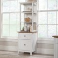 Sauder Cottage Road Engineered Wood Storage Tower in White Finish ...