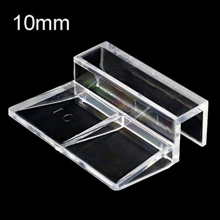 10 Pcs Aquarium Acrylic Cover Clips 6mm/8mm/10mm Fish Tank Clear ...