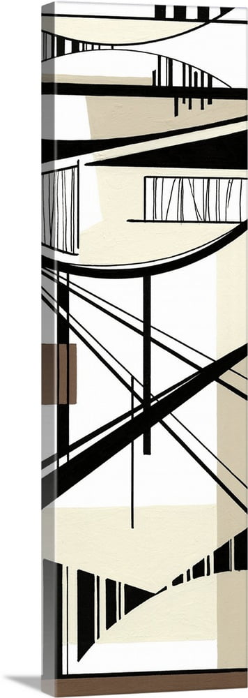 Great BIG Canvas | "Abstract Matrix I" Canvas Wall Art - 20x60 ...