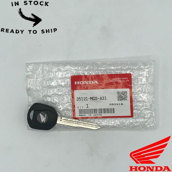 Honda Genuine OEM Authentic Blank Key (TYPE2) 35122-HF1-881 - Walmart.com