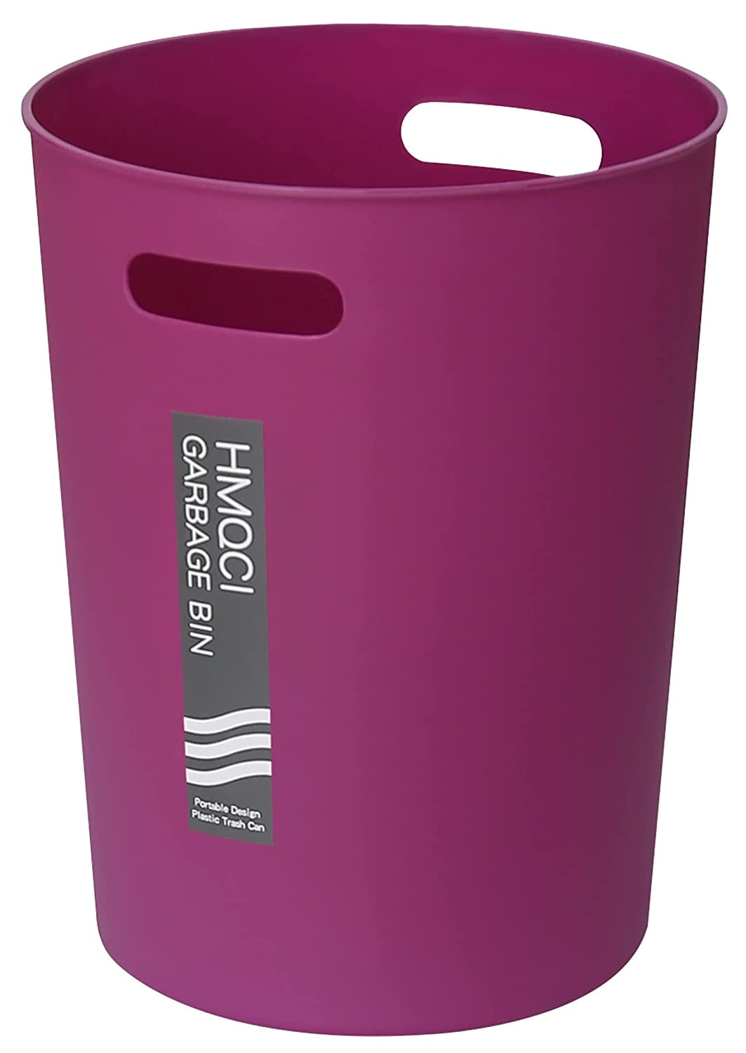 VOGRYE Small Trash Can Round Plastic Wastebasket, Garbage Container Bin ...