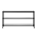 Heath & Cliff Narrow Entryway Console Table in Blackened Bronze ...