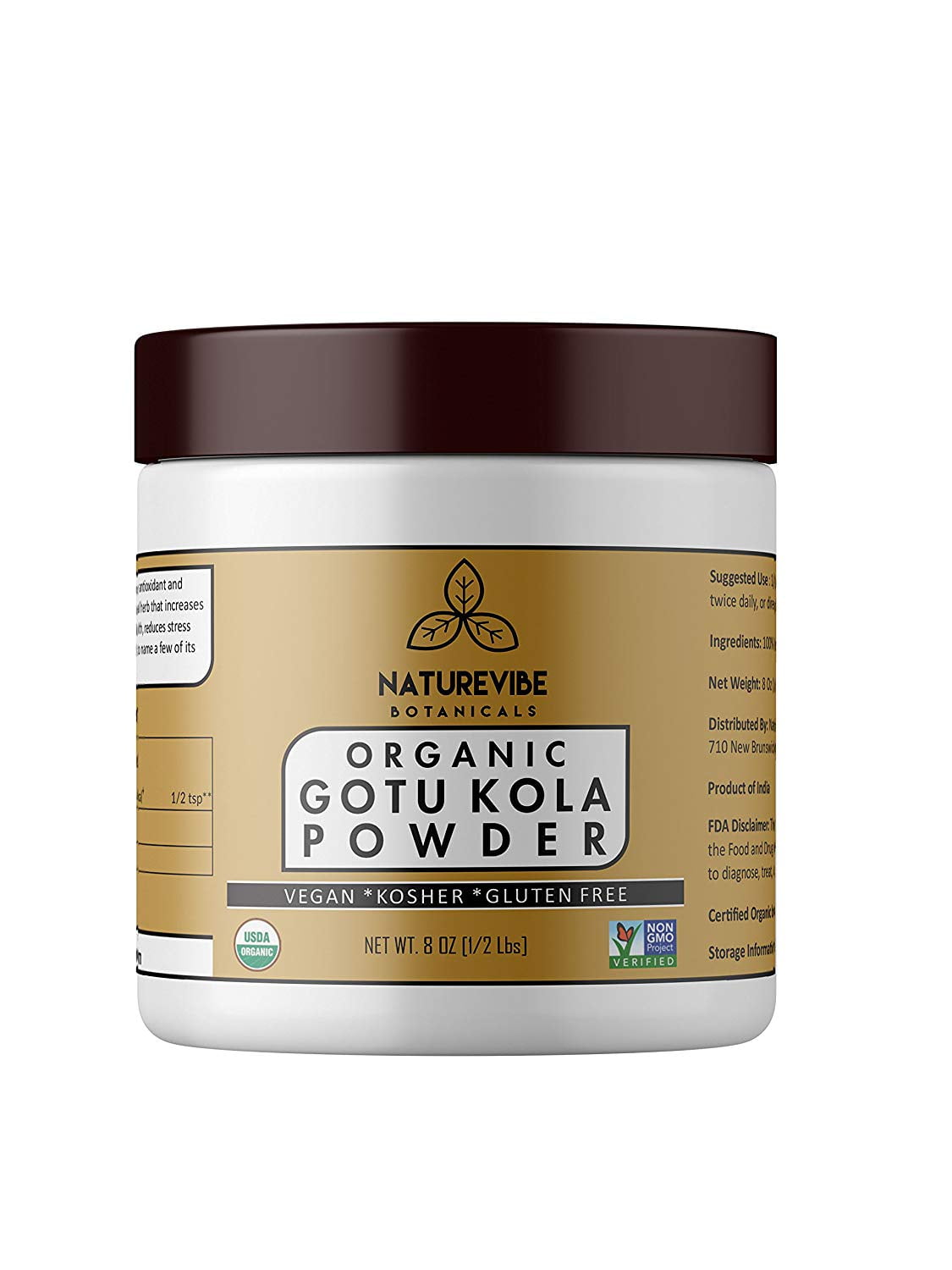 Organic Gotu Kola Powder Centella Asiatica - 8oz - Walmart.com