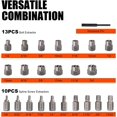 42 count Bolt Extractor Kits with Left Hand Cobalt Drill Bit Set, Easy ...