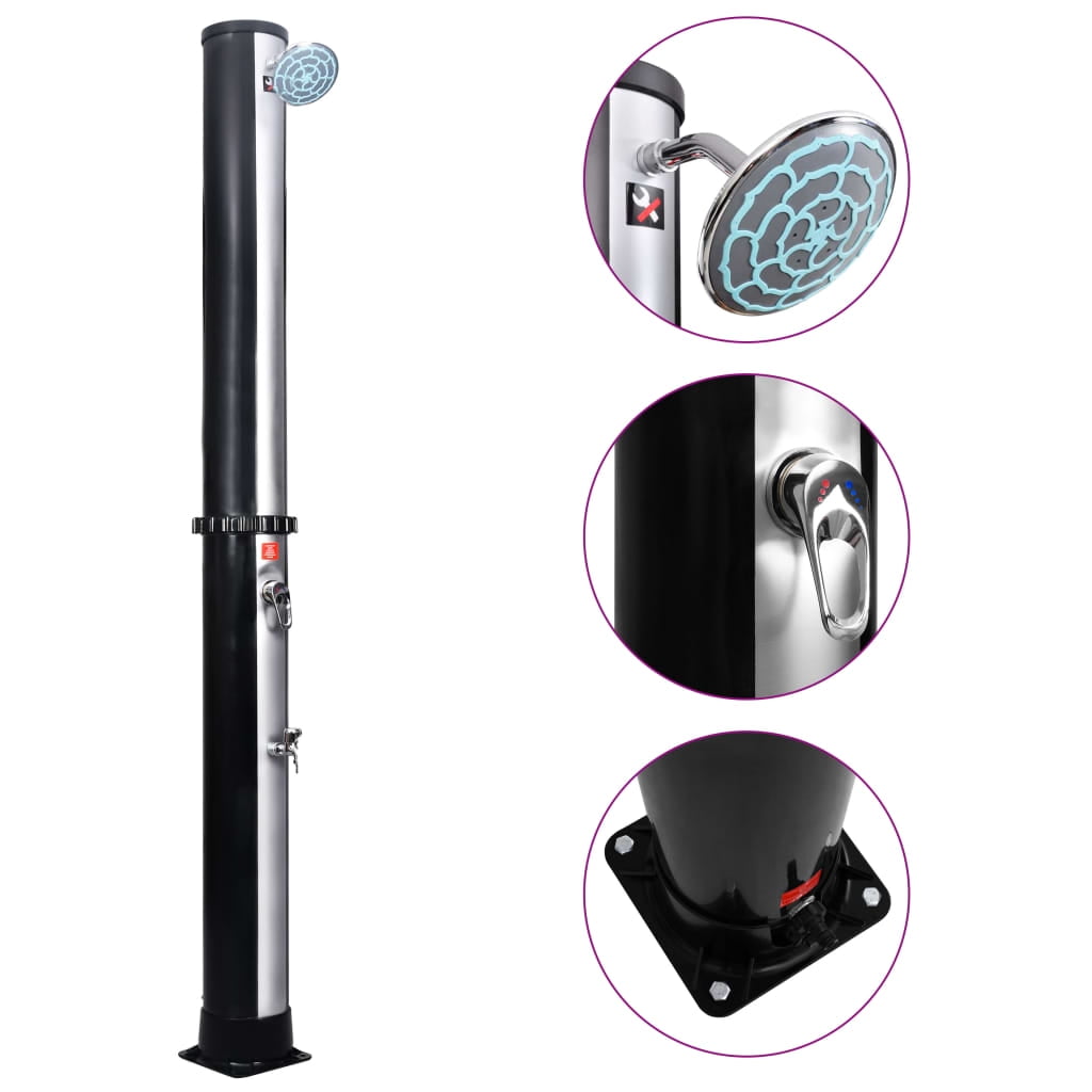 Click here for Vidaxl Outdoor Solar Shower With Shower Head And F... prices