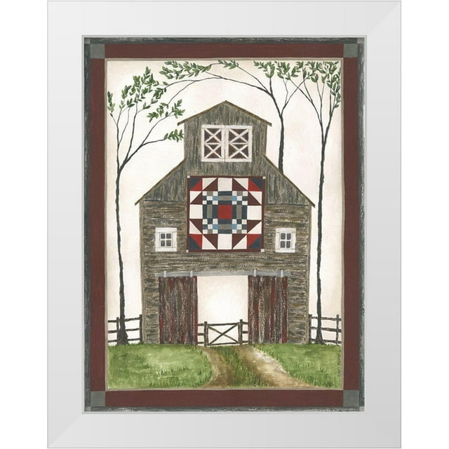 Shamp, Cindy 15x18 White Modern Wood Framed Museum Art Print Titled ...