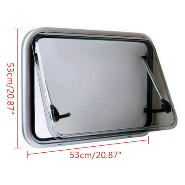 DENEST RV Caravan Camper Top Hinged Window Vent Hatch Push Out Vent ...