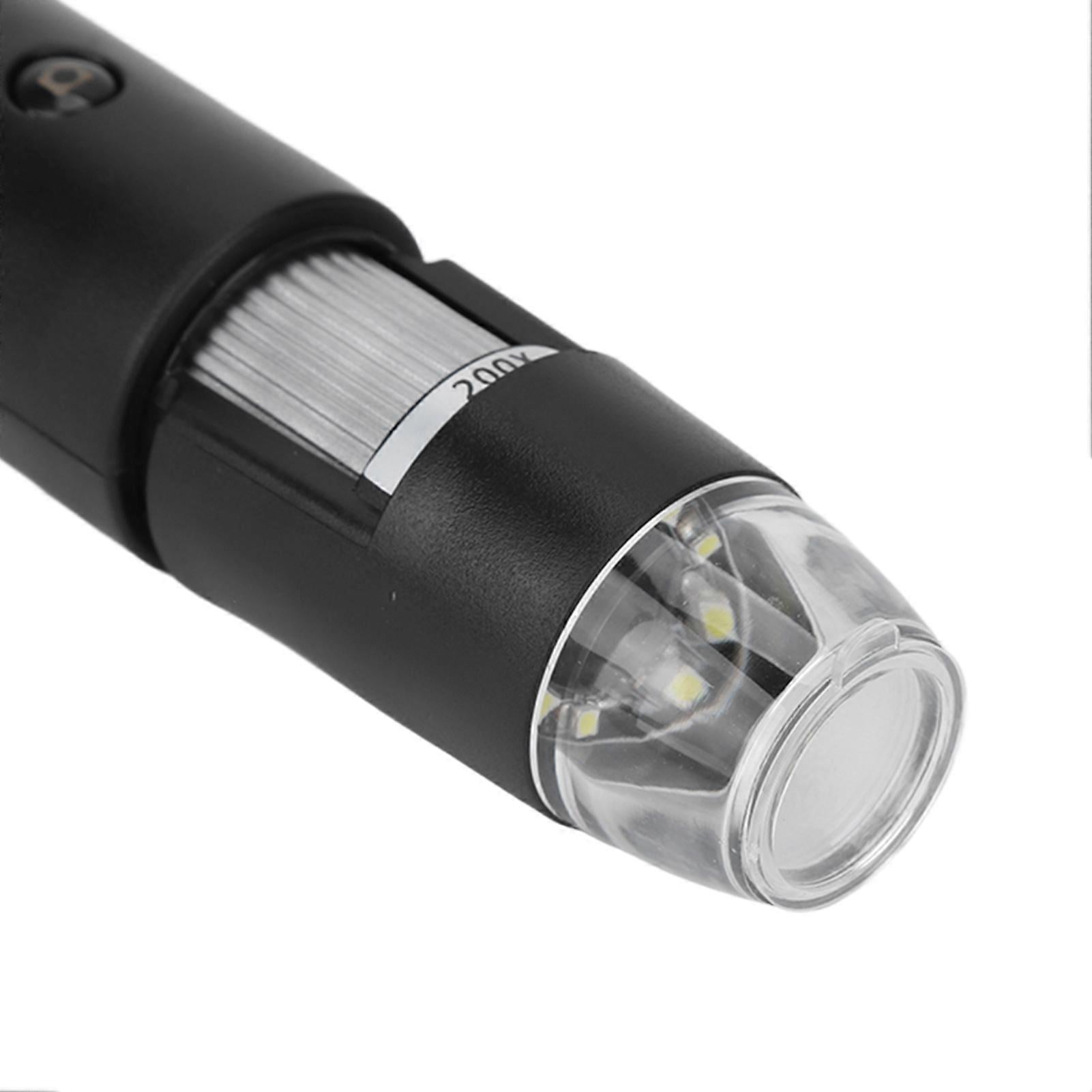 Wireless Digital Microscope, 200X Magnification, Portable Electric ...