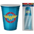 Wonder Woman 20 Pack Disposable Blue Cups - Walmart.com