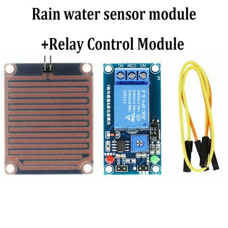 Rain Sensor 12V Raindrops Water Detection Module Raindrop For Raspberry ...