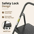 Jocauto 2 Step Ladder, Folding Step Stool for Adults with Wide Anti ...