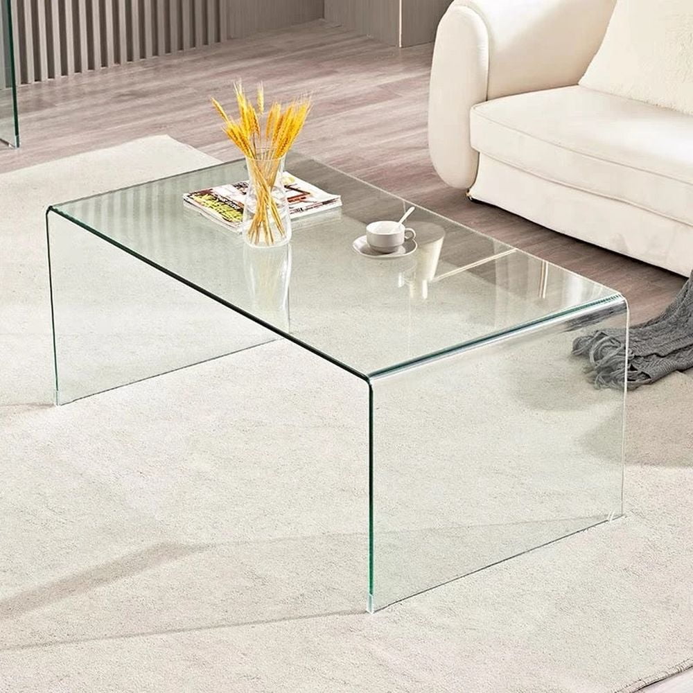 Click here for Overseas Eleana Waterfall Glass Coffee Table 43 prices