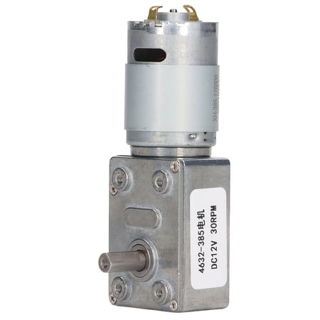 Gear Motor Turbine Worm Self Locking DC 12V CW CCW Geared Motor for ...