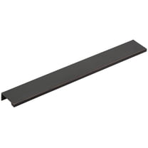 Emtek 87150US10B Modern Edge 12" Center To Center Finger Cabinet Pull ...