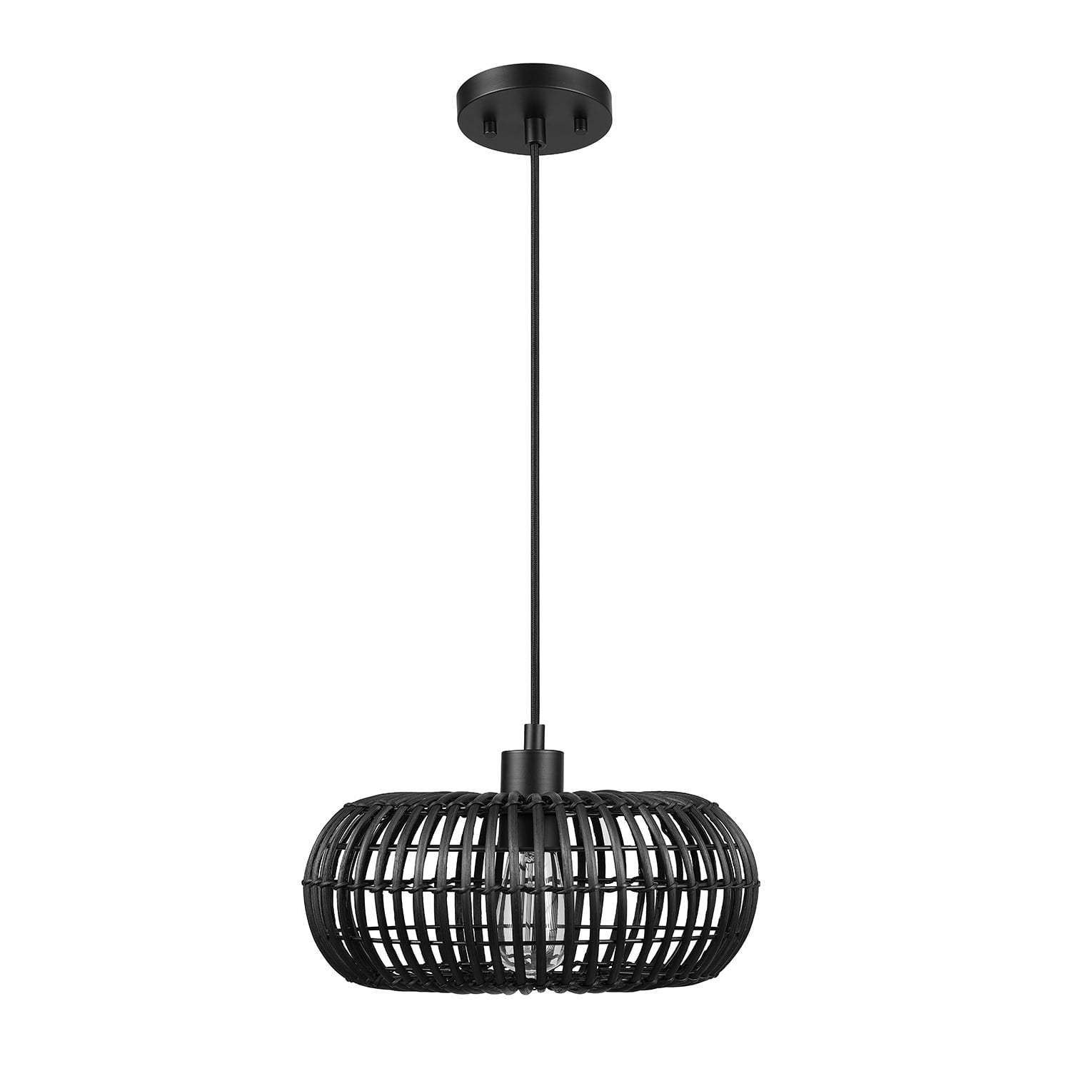 Click here for Globe Electric Fitz 1-Light Matte Black Pendant Li... prices