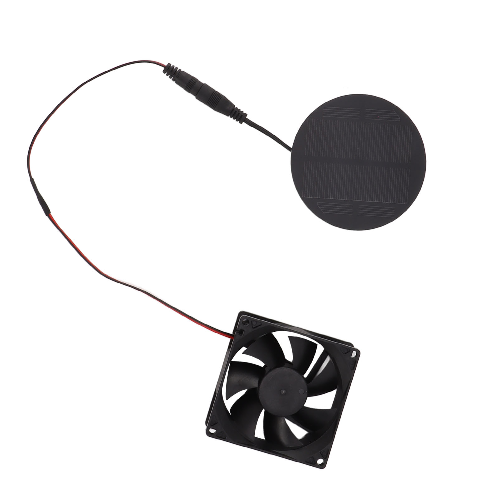 Ventilador De Panel Solar, Extractor Solar Bajo Nivel De Ruido Ahorro ...