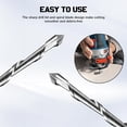 10 count 3/16 Inch Spiral Drywall Router Bits Set -Brocas para Drywall ...