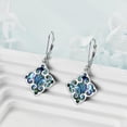 Abalone Shell Dangle Drop Earrings for Women 925 Sterling Silver ...