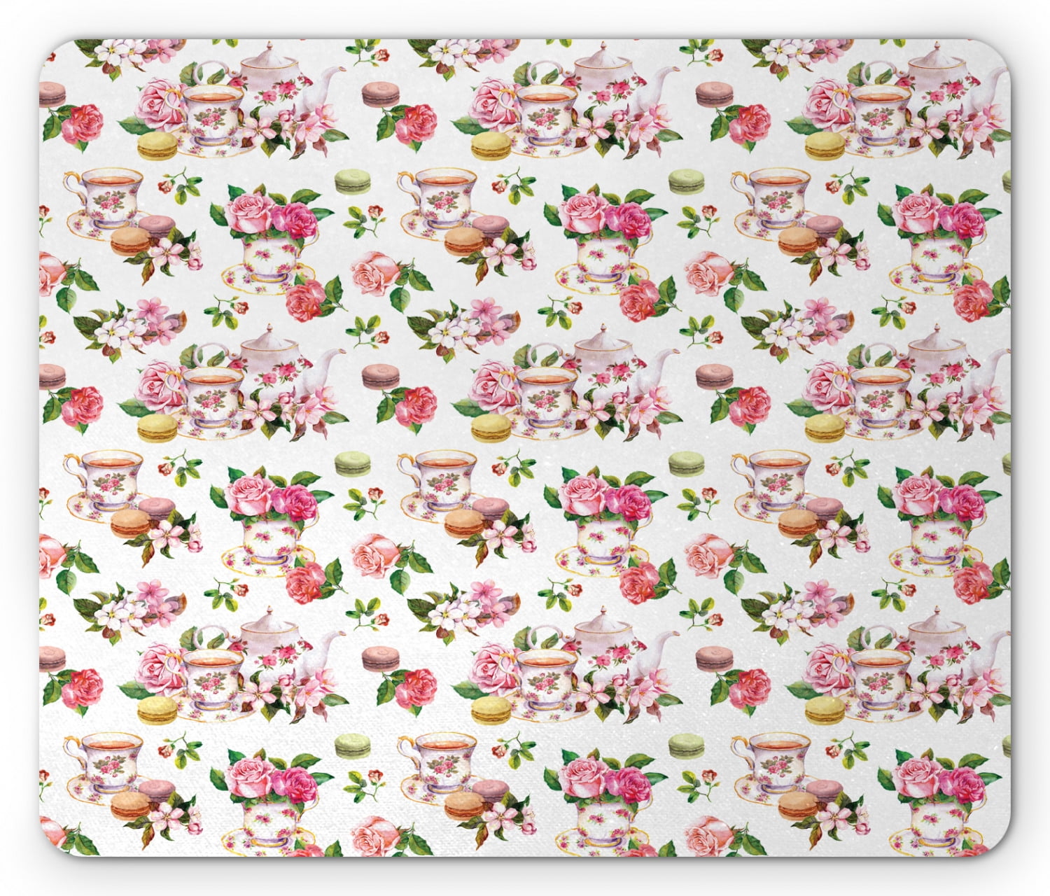 Vintage Mouse Pad, Vintage Antique Old Retro Tea Time Must Have Pots ...