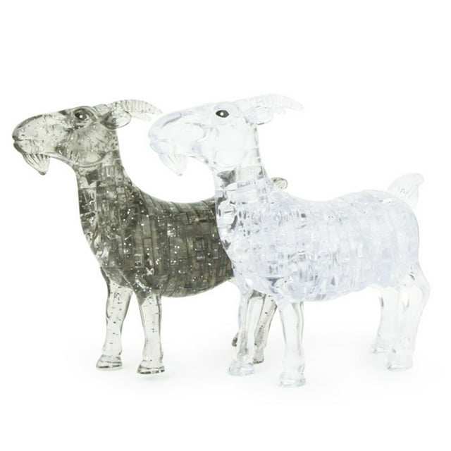 Yesbay DIY 3D Crystal Puzzle Assembly Goat Animal Model Crafts ...