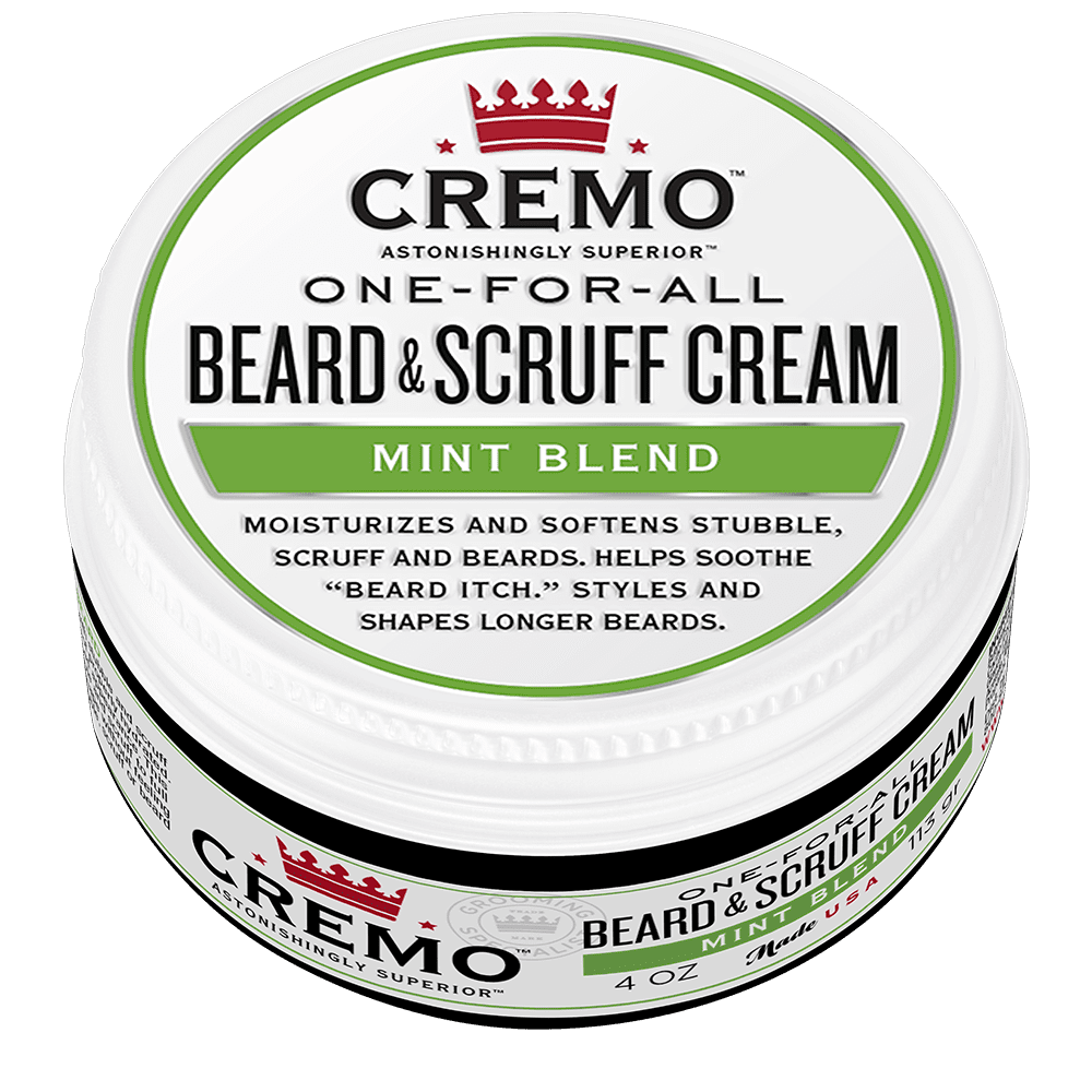 Cremo Beard & Scruff Cream, Mint Blend, 4 fl oz - Walmart.com - Walmart.com