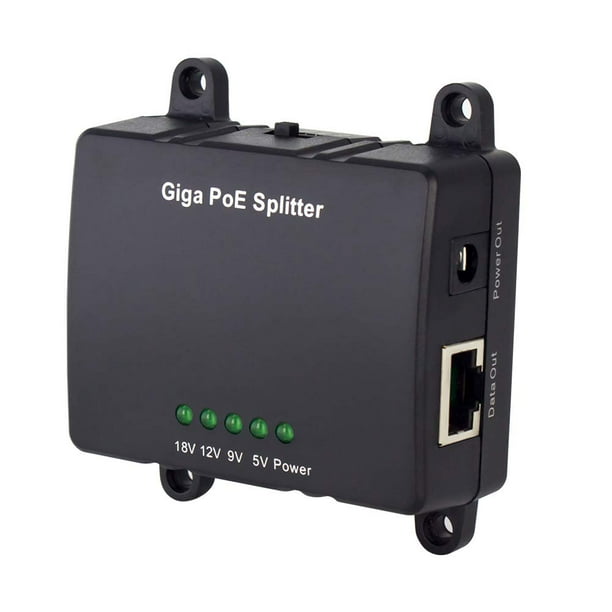 PoE Splitter gigabit Network-Repeaters, Wall Mountable Adjustable ...