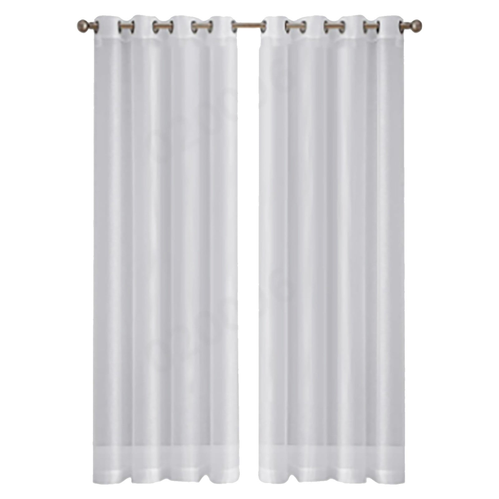 Click here for Midewhik Polyester Curtains Holiday Gifts White Sh... prices