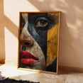 Abstract Woman Portrait Art Print, Modern Aesthetic Decor - Walmart.com
