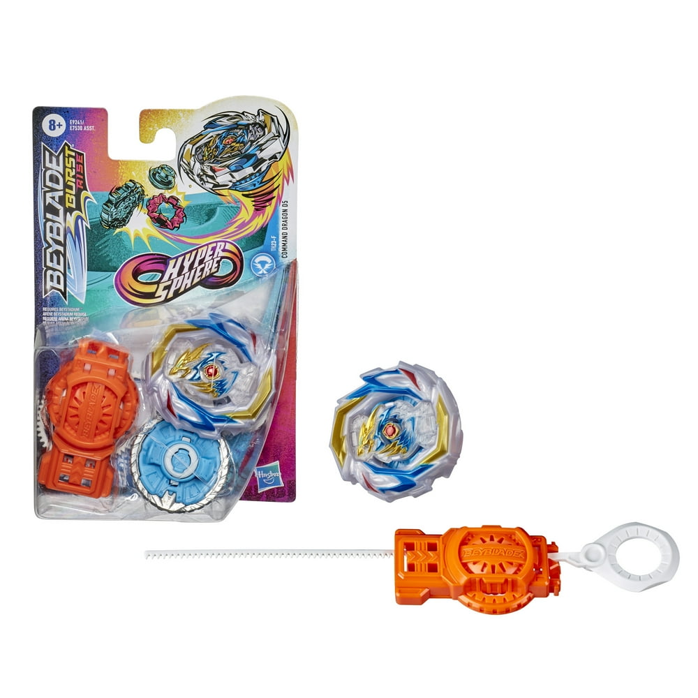 Beyblade Burst Rise Hypersphere Command Dragon D5 Starter Pack, Ages 8 ...
