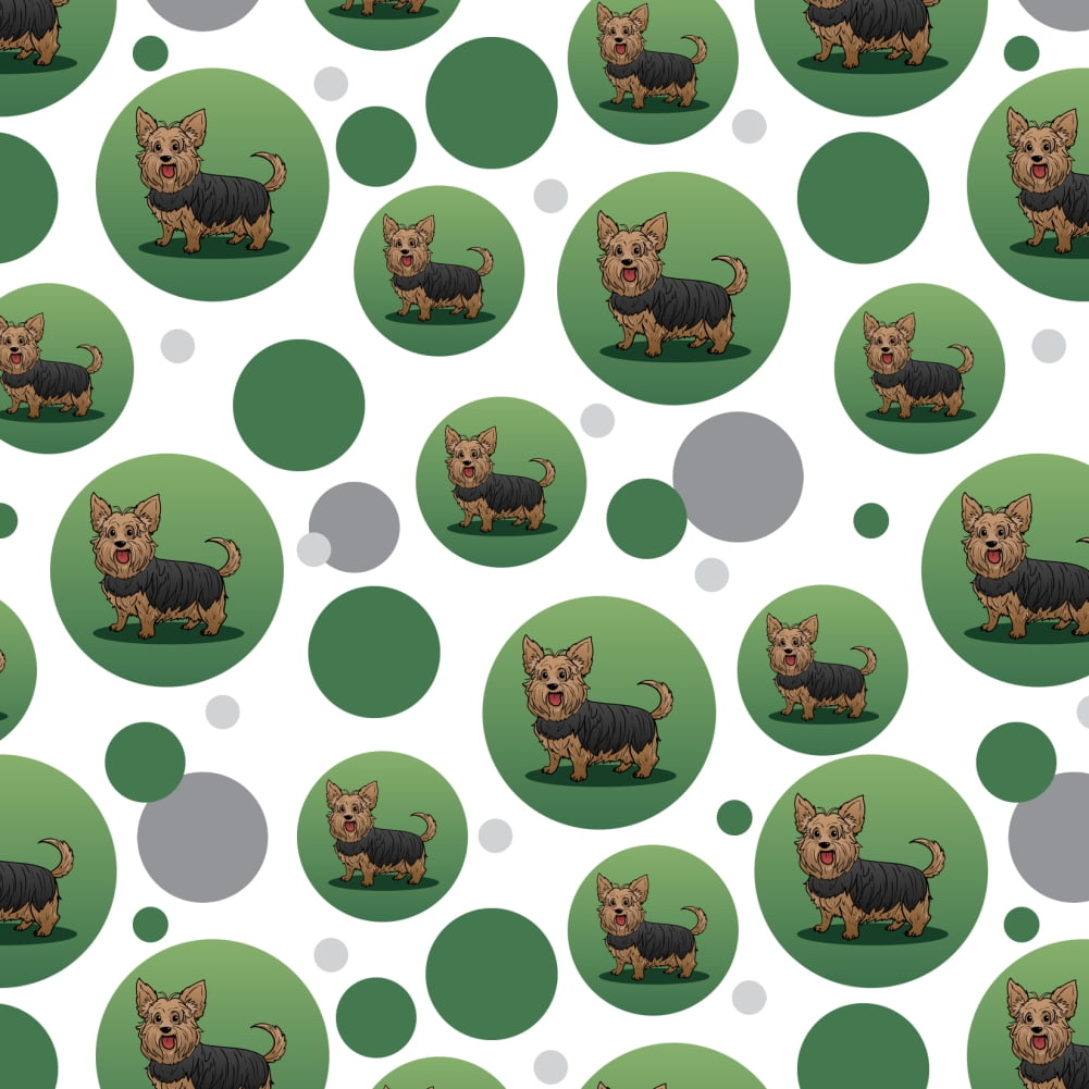 Yorkshire Terrier Yorkie with Tongue Out Premium Gift Wrap Wrapping ...