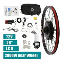 72V 2000W Rear Wheel Motor 2000W Electric Bike Kit with Mutifunction ...